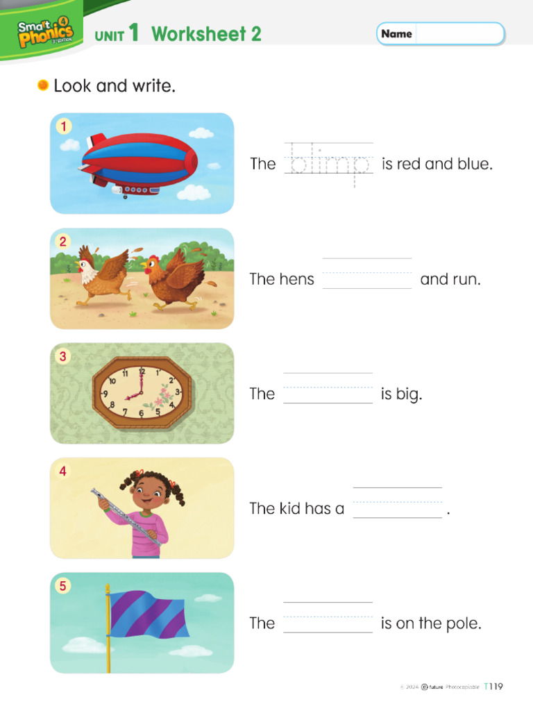02.SP 3rd - B4 - Unit 1 Worksheet 2 | PDF