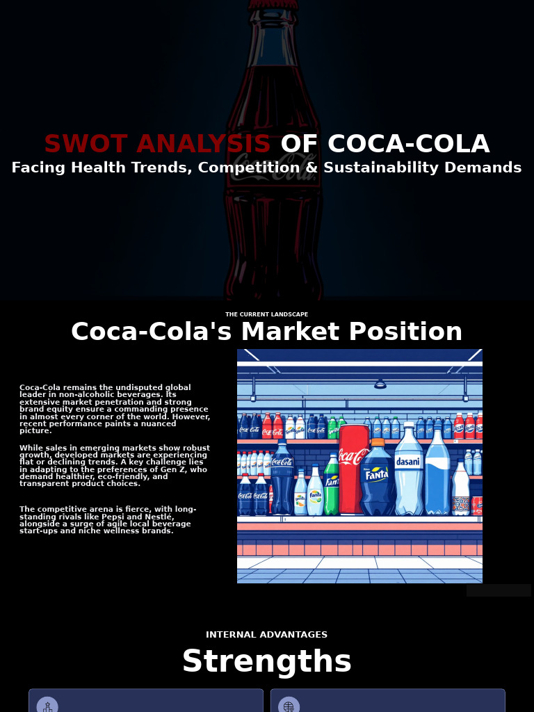 SWOT-Analysis (Coca Cola) | PDF | The Coca Cola Company | Brand