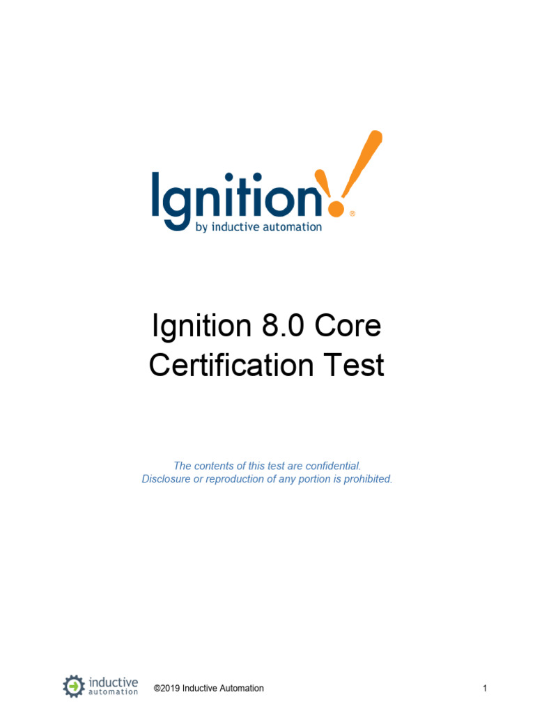 Ignition 8.0 Core Certification Guide | PDF | User (Computing) | Databases