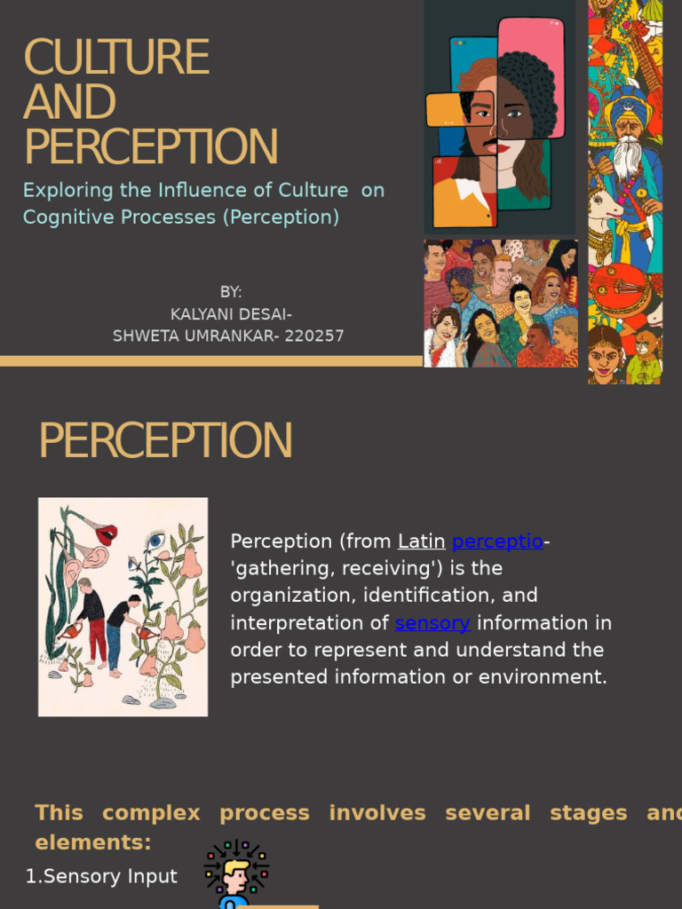 Culture and Perception | PDF | Perception | Cognition