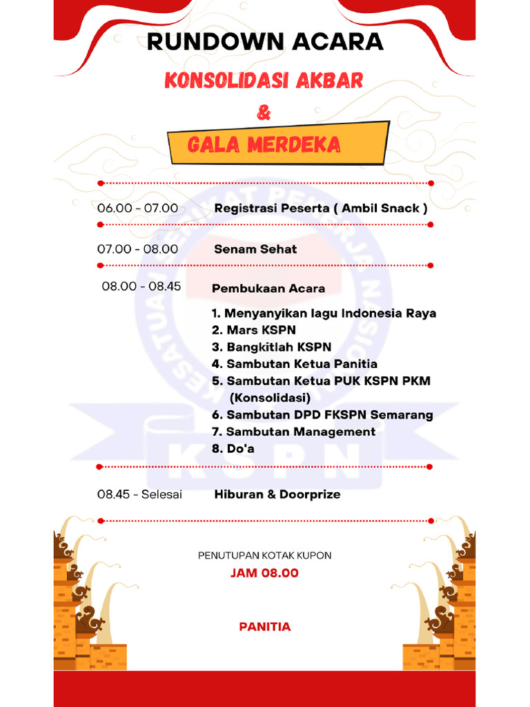 Rundown Acara | PDF