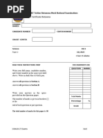JCE Science Paper 2 | PDF | Waves | Force
