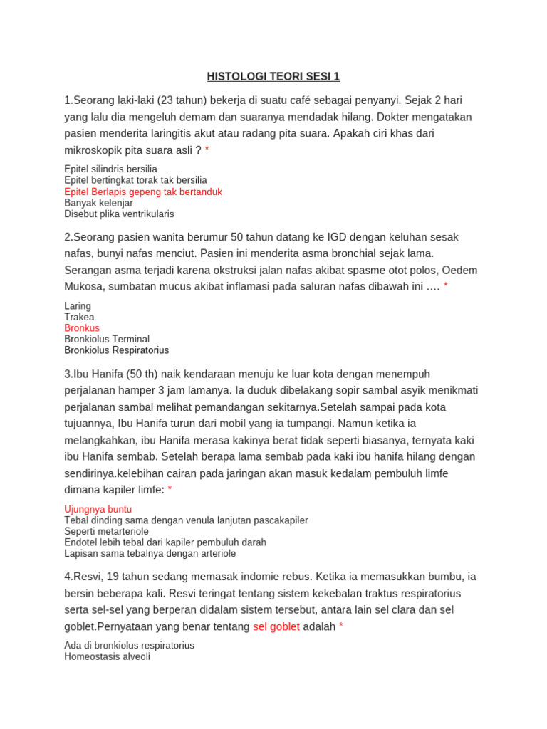 Gabungan Word Soal Teori & Praktikum Modul 3 + Jawaban | PDF