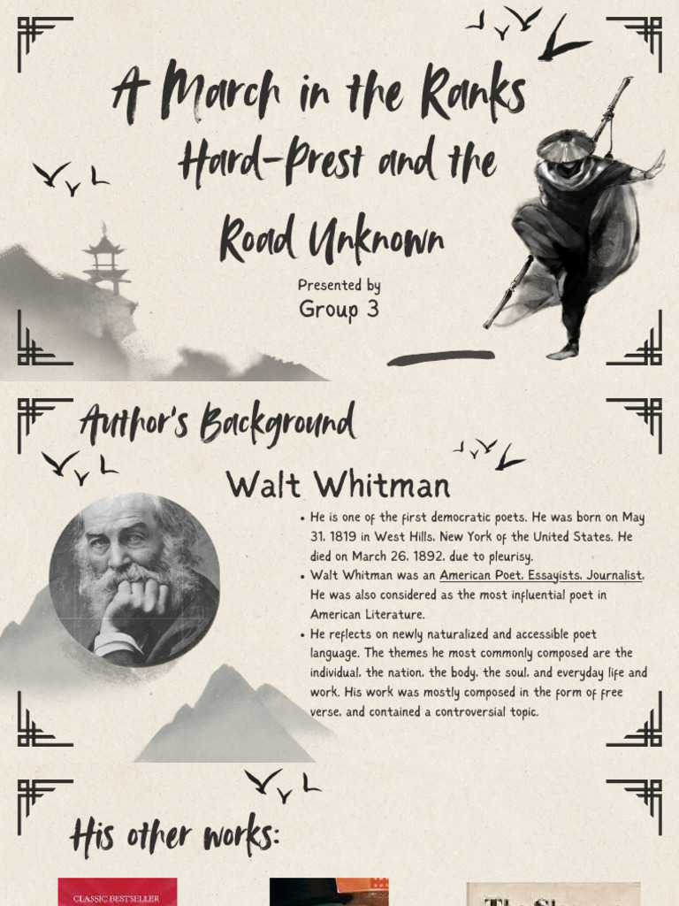 War's Reality in Whitman's Poem | PDF | Poetry | Walt Whitman