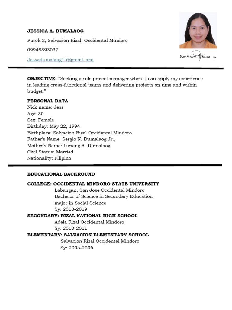 My Resume PDF 2 | PDF