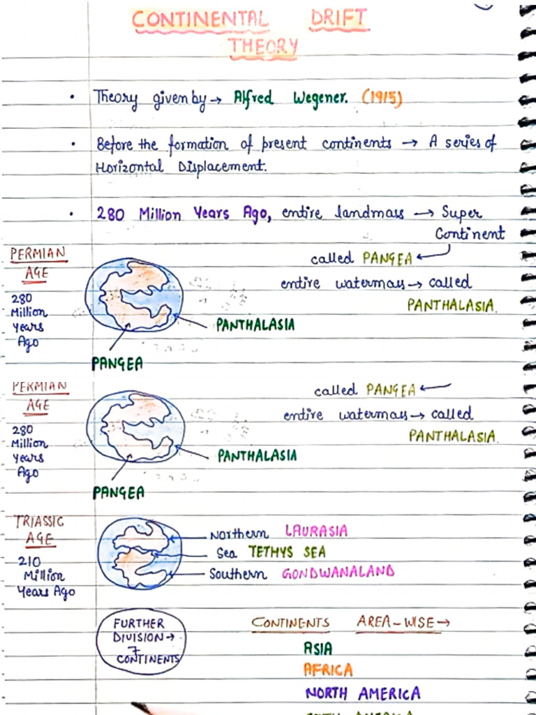 Continental Drift Theory | PDF