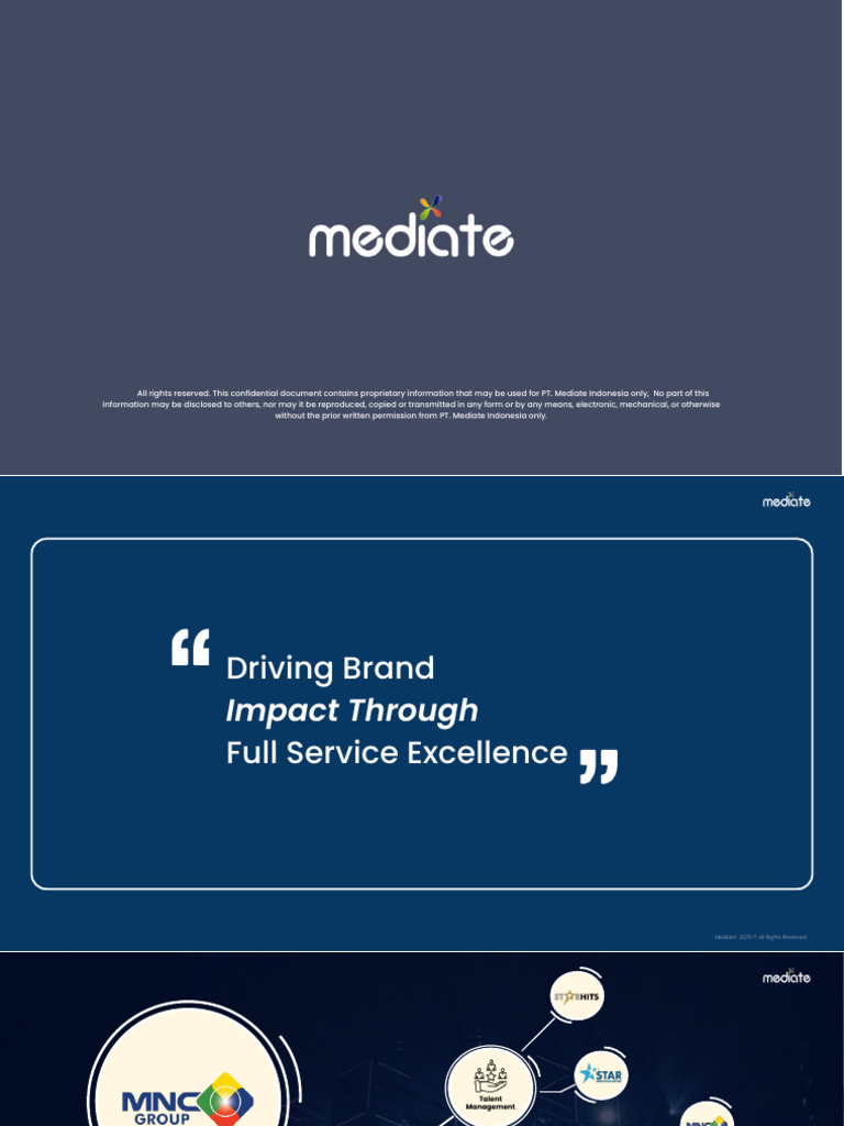 Compro Mediate 2025 - Compressed | PDF