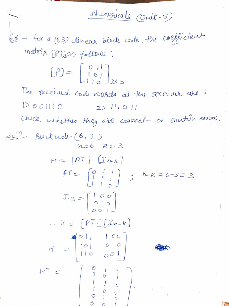 Unit 5, Numericals | PDF
