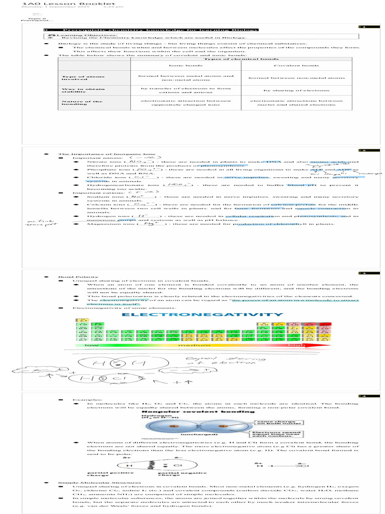 1A0 Lesson Booklet | PDF