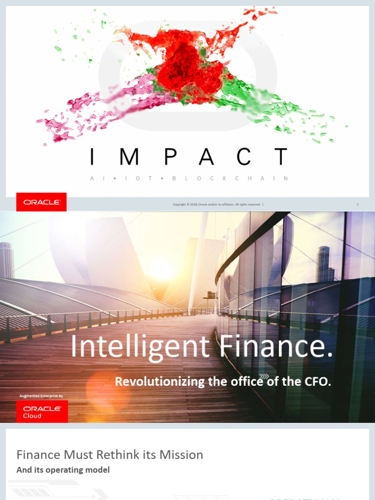 Intelligent Finance Revolutionizing The Office of The CFO | PDF ...