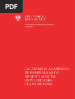 Calendario Escolar UAM 2025 2026 Aprobado s557 | PDF