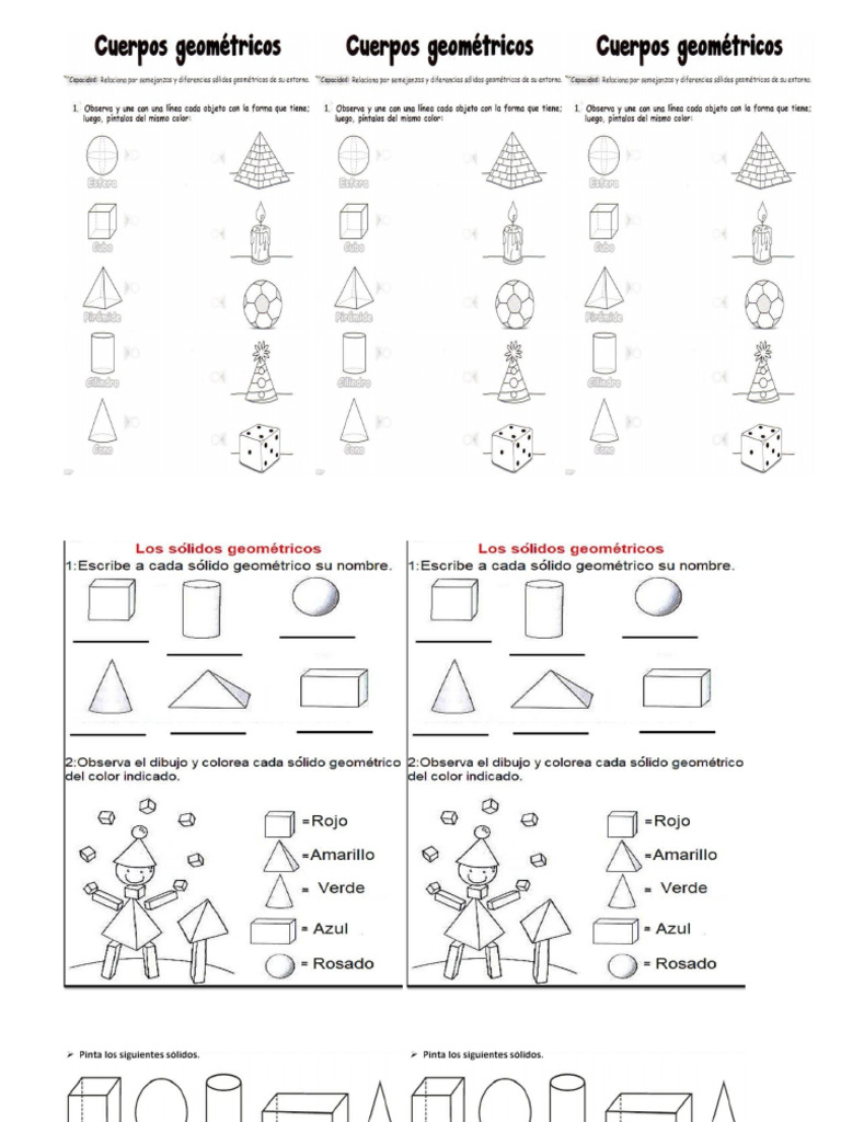 Cuerpos Geométricos | PDF