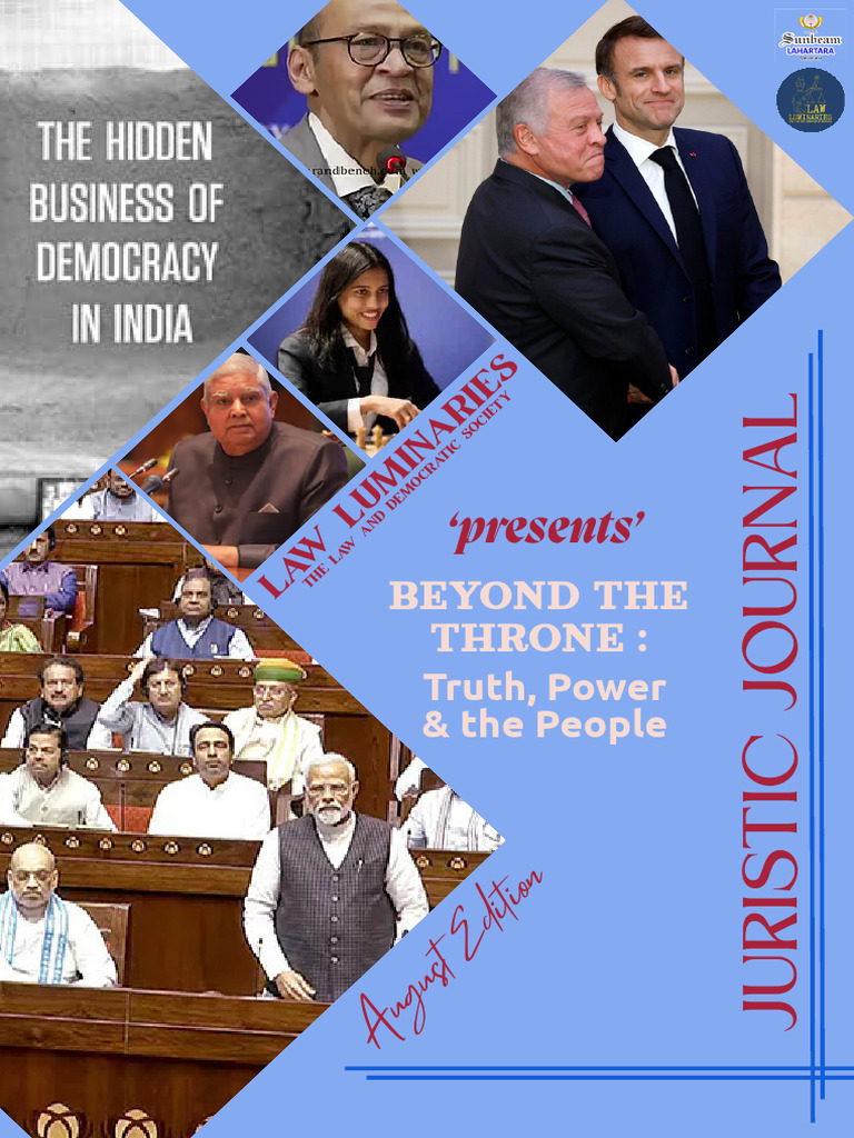 Law Luminaries - Juristic Journal August Edition | PDF