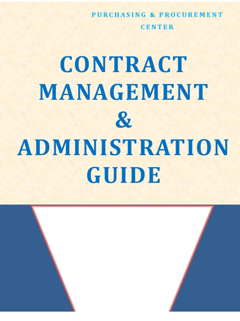 Contract Management Guide | PDF | Risk | Business