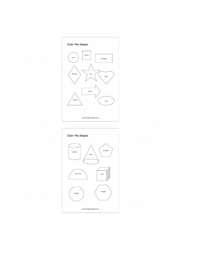 Trace and Color Shape | PDF
