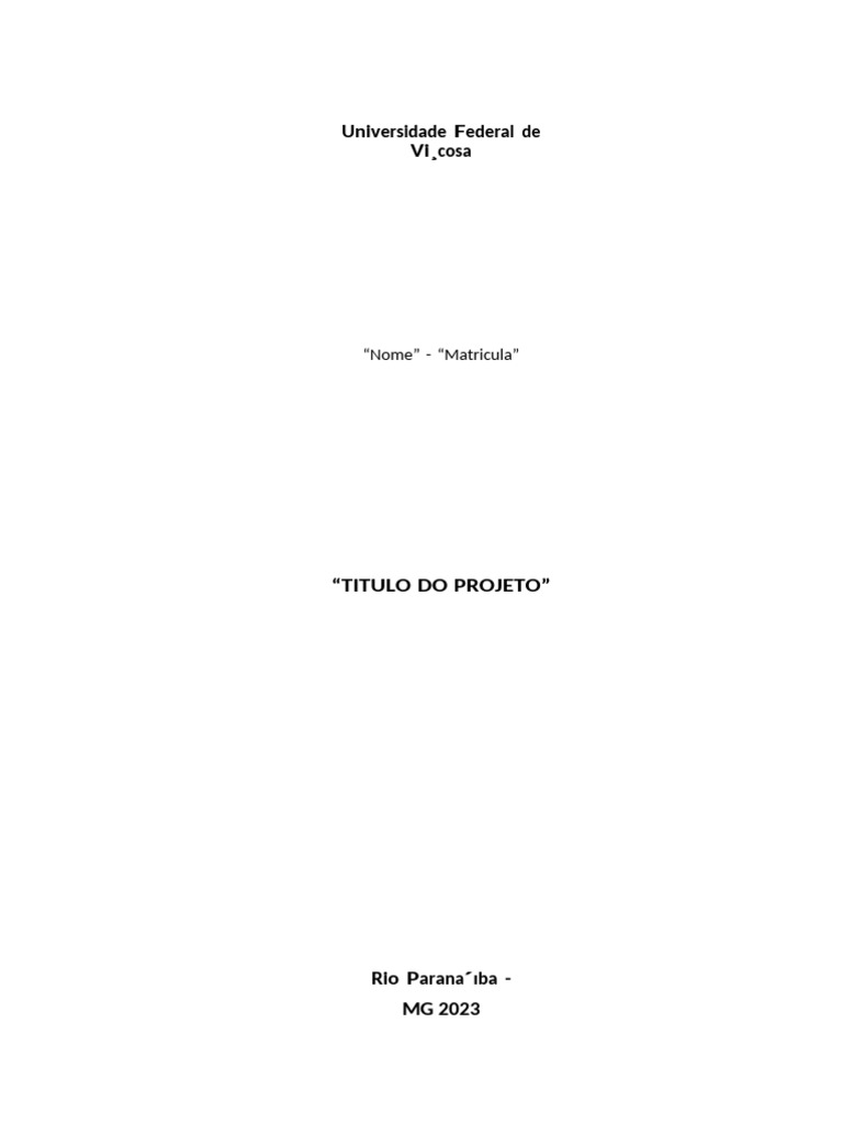 Template Relatório | PDF