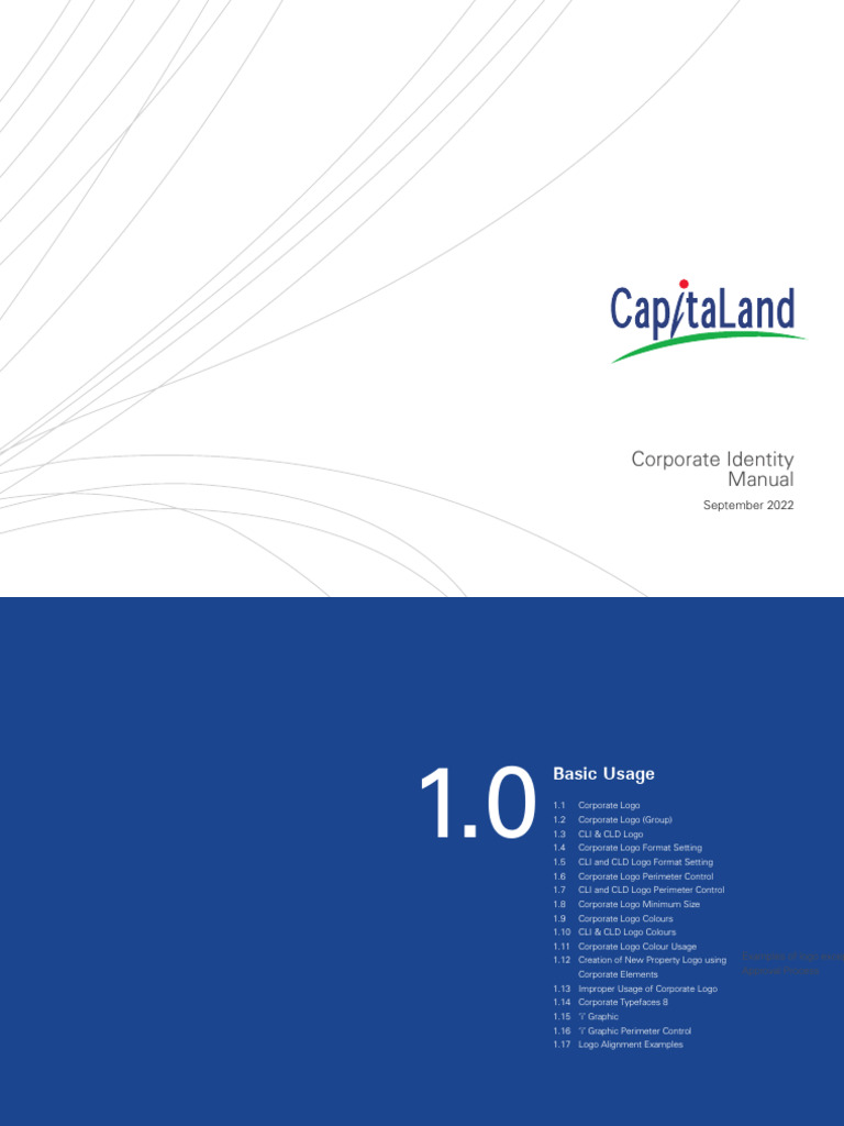 CapitaLand Corporate Identity Guidelines | PDF | Logos | Typefaces