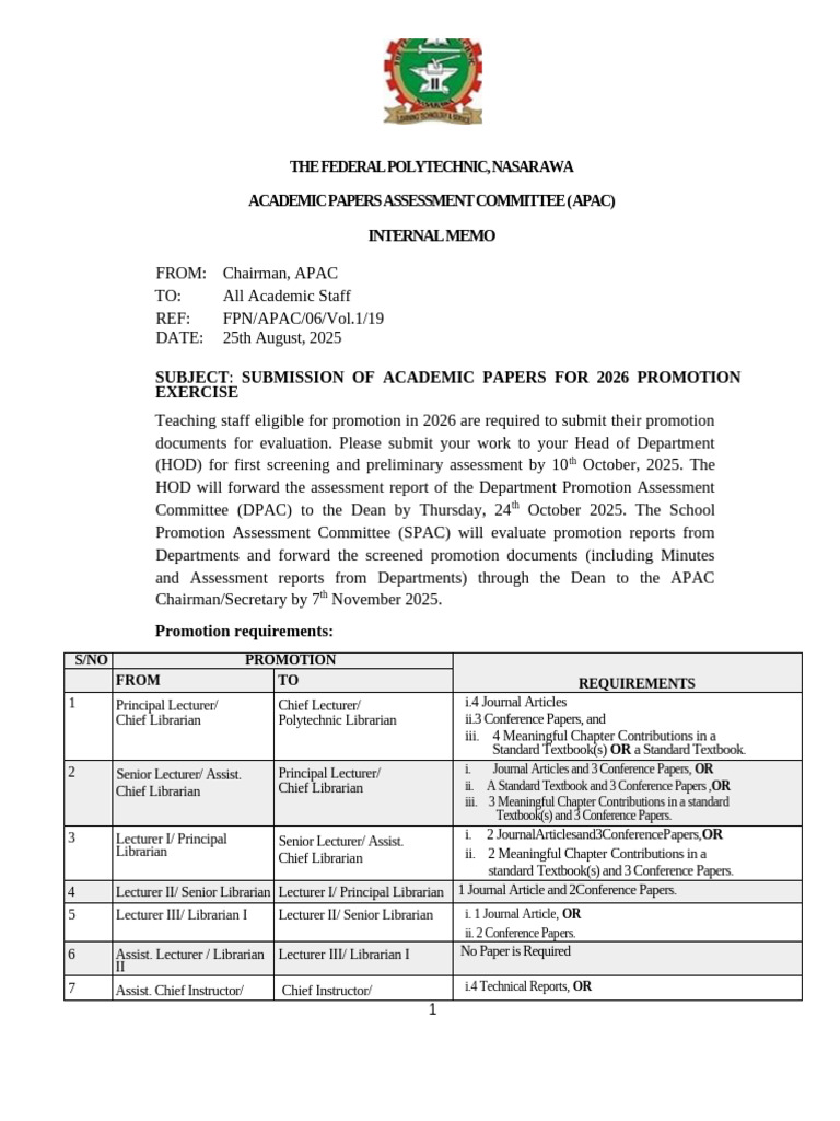2026 Promotion Document Submission Guide | PDF | Turnitin
