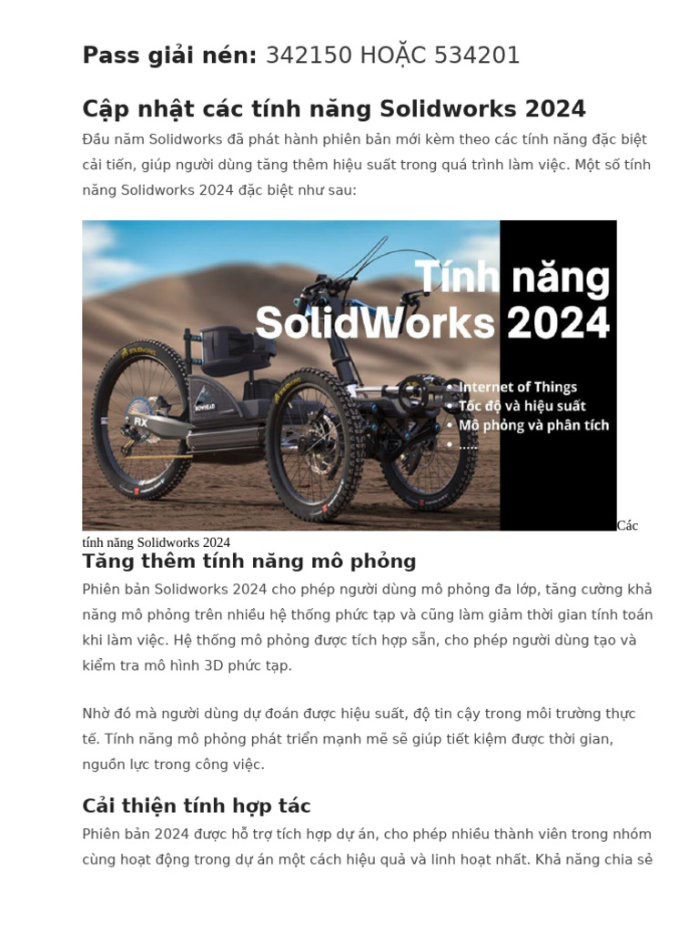 HƯỚNG DẪN CÀI SOLIDWORK 2024 | PDF