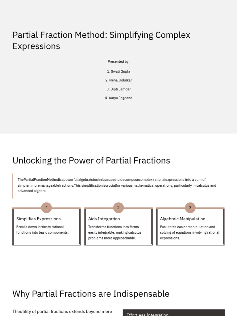 Mastering Partial Fraction Decomposition | PDF | Factorization | Polynomial