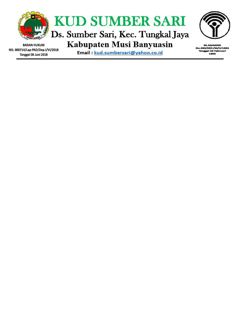 Kop Kud Sumber Sari | PDF