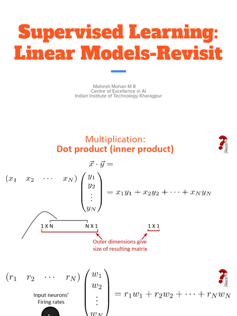 Linear Models in Supervised Learning | PDF | Machine Learning | Algorithms