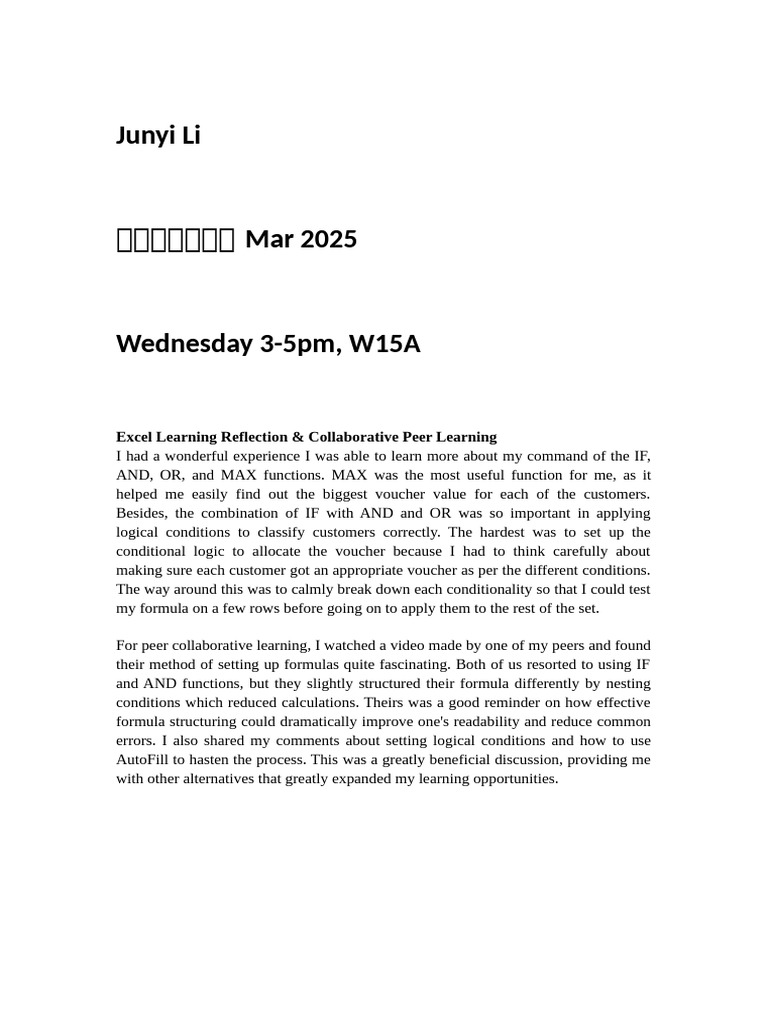 Reflection & Collaborative | PDF