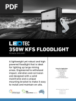 ProSite LED Floodlight Specs Sheet | PDF | Alternating Current ...