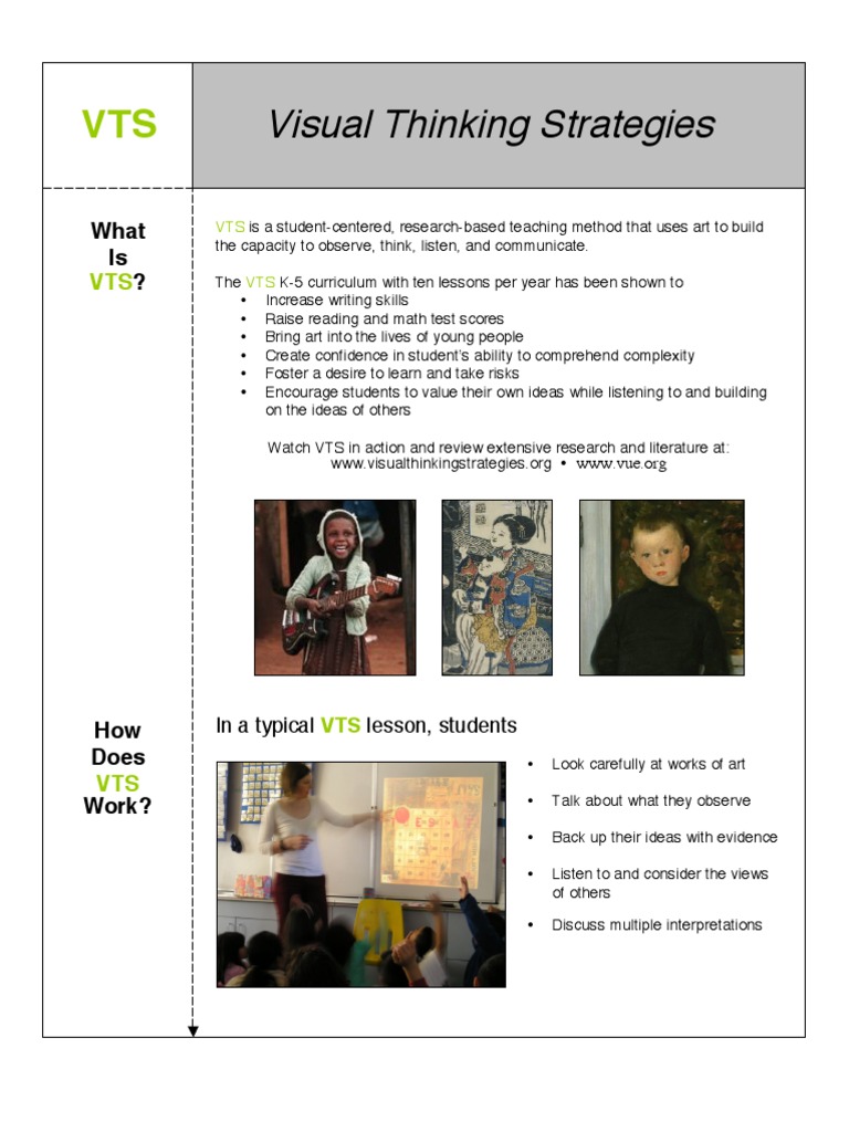 Visual Thinking Skills | PDF | Reading (Process) | Teaching Method