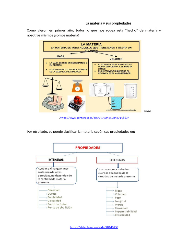 Clase 3 -Prop. de La Materia y Densidad (1) | PDF