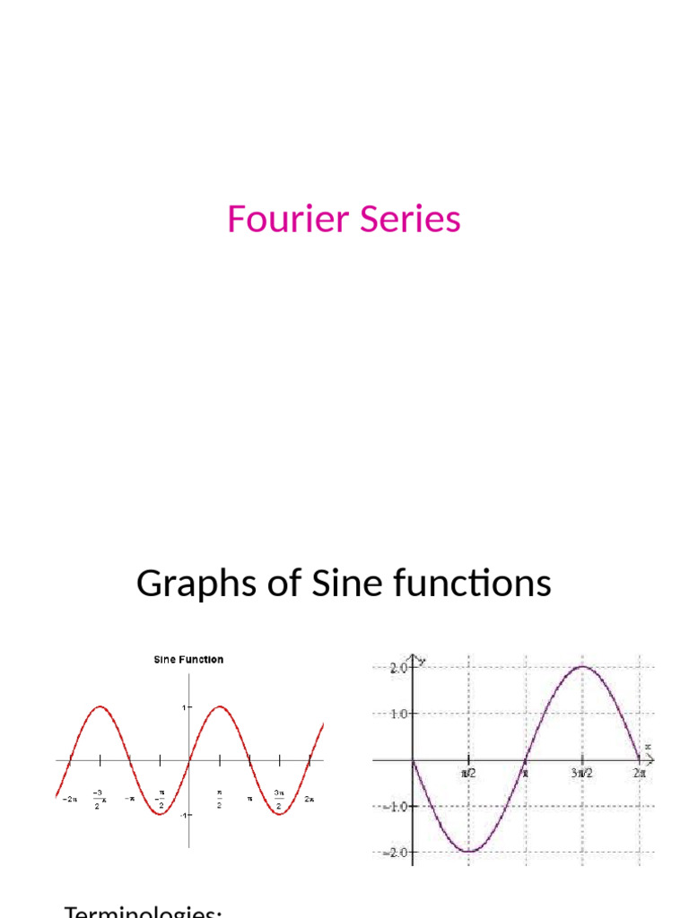 Understanding Fourier Series Basics | PDF | Trigonometric Functions ...