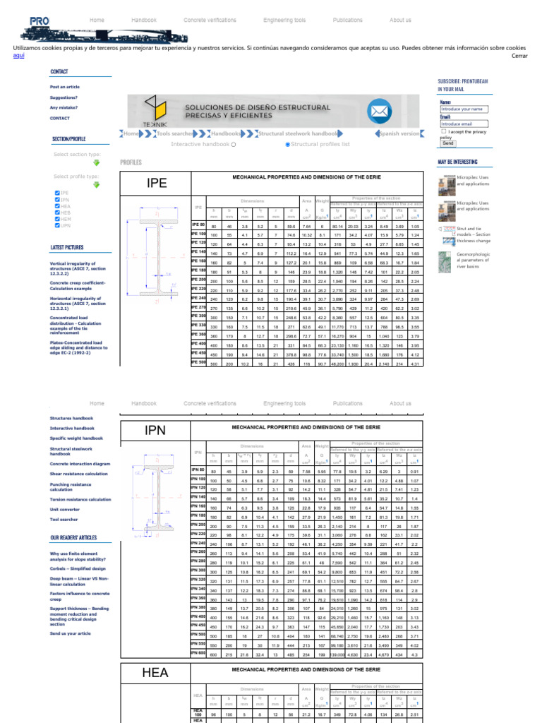 IPN and HEA Structural Properties Guide | PDF | Applied And ...