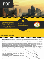 IBC Chapter 10: Means of Egress Guidelines | PDF | Stairs | Door