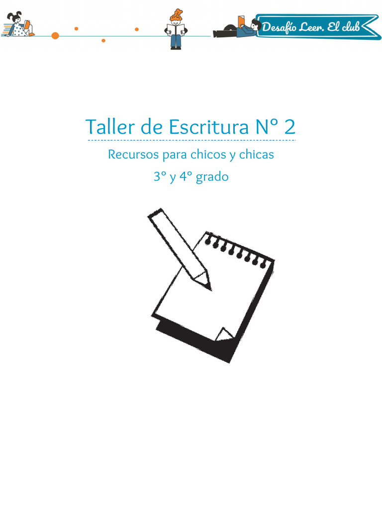Taller de Escritura para 3° y 4° Grado | PDF