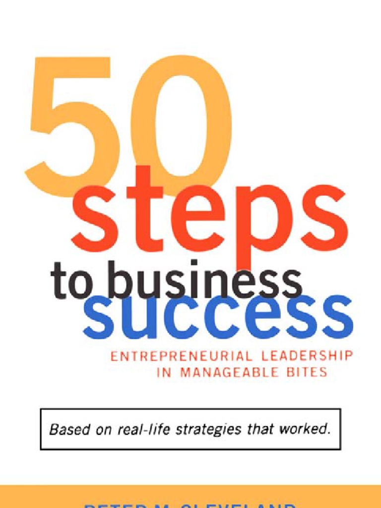 50 Steps To Business Success | PDF | Leadership | Risk