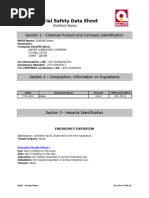 MSDS Overview and Safety Guidelines | PDF