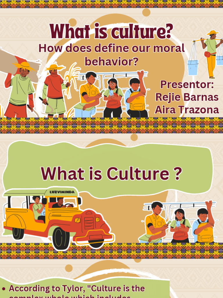 Filipino Culture and Everyday Life Presentation in Beige & Orange ...