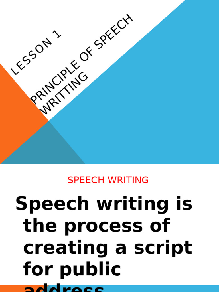 Speech Writing Process Overview | PDF | Persuasion | Psychology