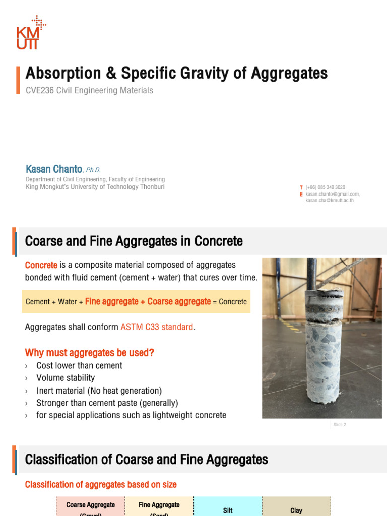 Lab2-02 SpecificGravityAbsorption | PDF | Construction Aggregate | Concrete