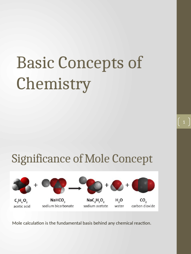 Understanding the Mole Concept in Chemistry | PDF | Mole (Unit) | Hydroxide