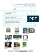 Air Compressor Preventive Maintenance Checklist | PDF | Energy ...