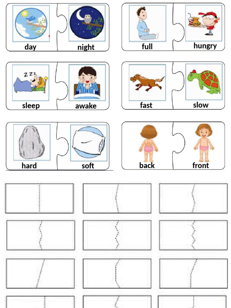 Puzzle Matching Words | PDF