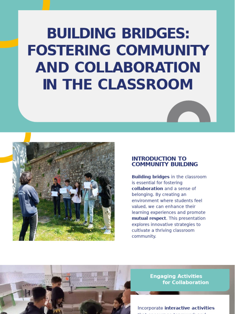 Slidesgo Building Bridges Fostering Community and Collaboration in The ...