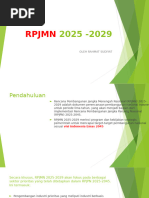 Ringkasan RPJMN Tahun 2025-2029 | PDF