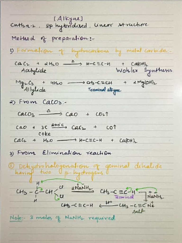 Synthesis of Aromatic Alkynes | PDF | Hydrogen Compounds | Carbon Compounds