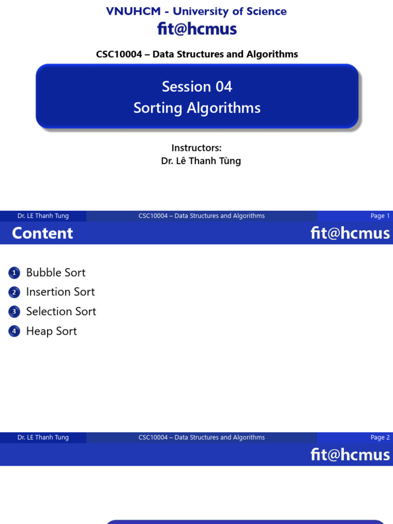 2025 Session03 Sorting Part01 | PDF | Theoretical Computer Science | Applied Mathematics