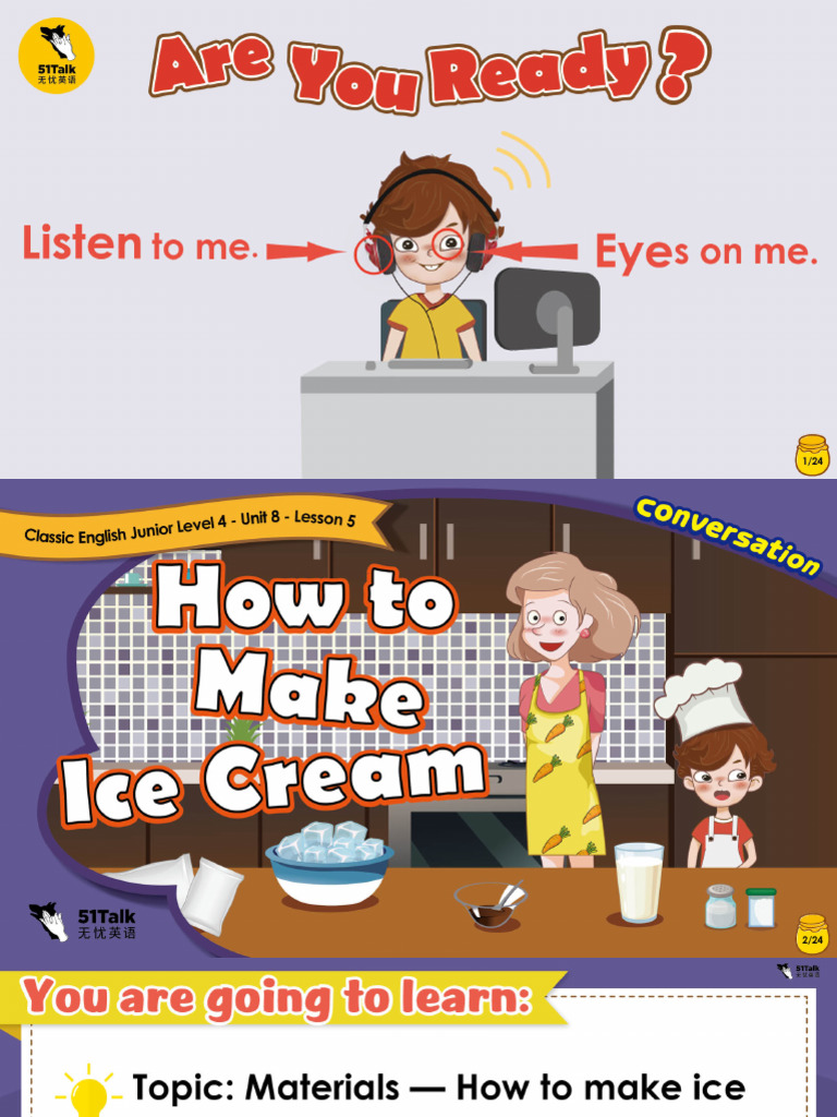 Lesson 5 How To Make An Ice Cream | PDF
