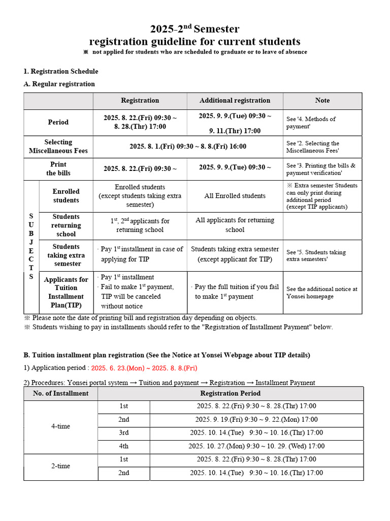 TIP Tuition Fee Guidelines 2025 | PDF | Banks | Credit Card