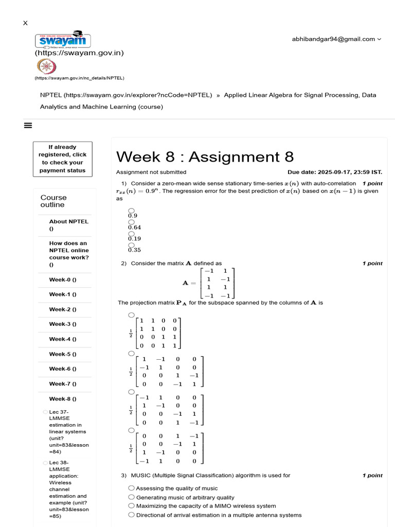 Applied Linear Algebra in Signal Processing | PDF | Linear Algebra ...