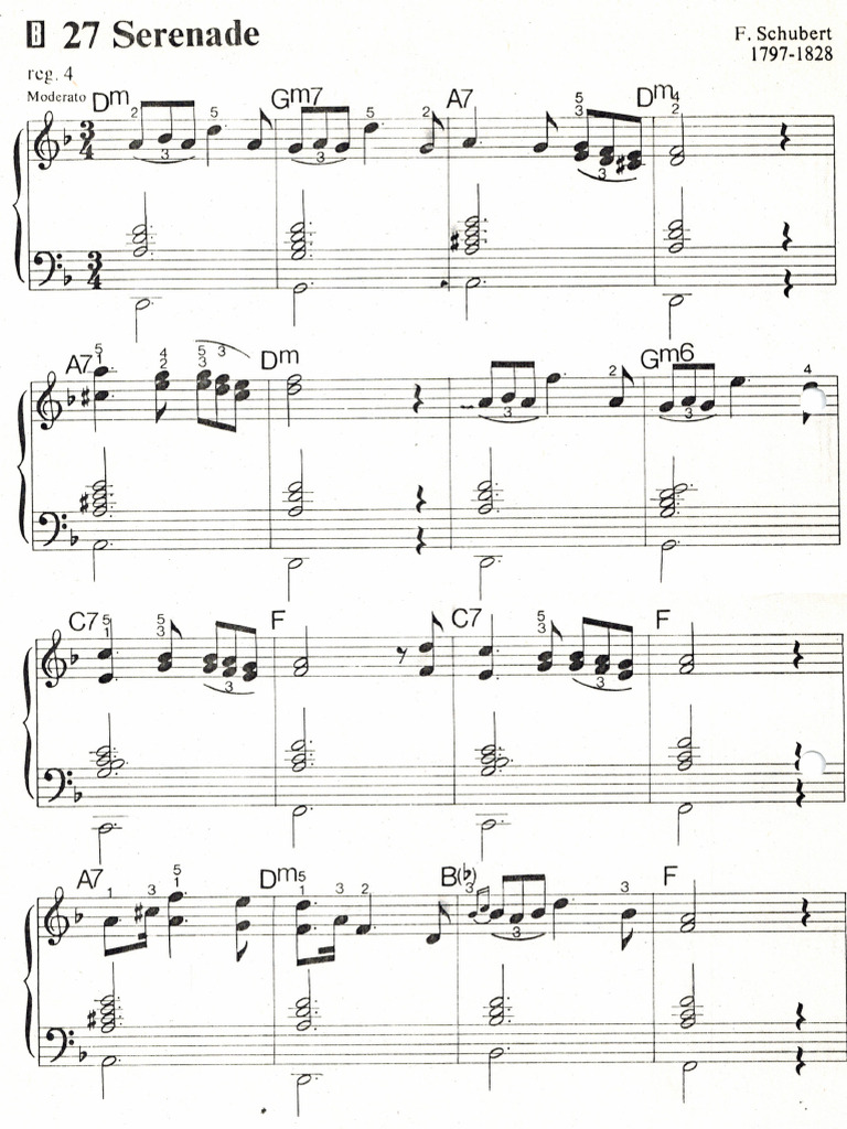 Simple Serenade (Schubert) | PDF